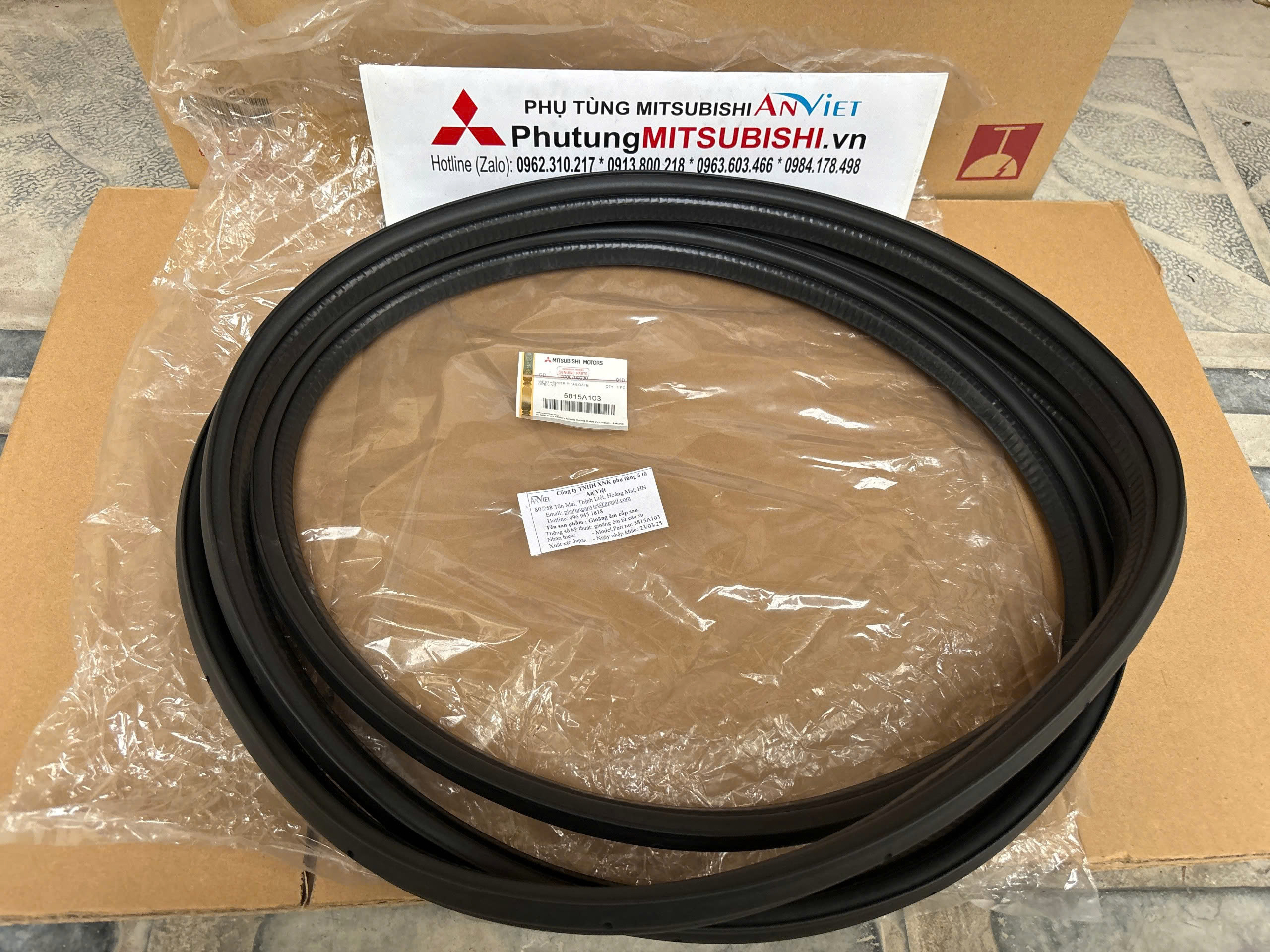 Gioăng cánh cửa hậu xe Mitsubishi Xpander